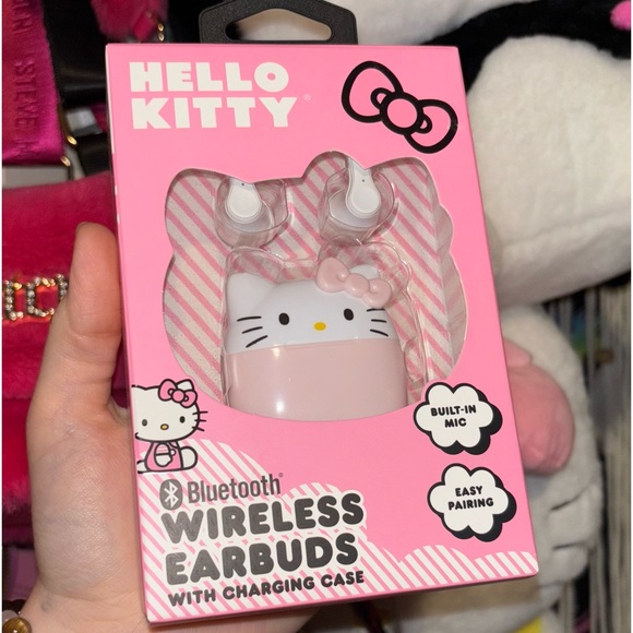 Sanrio | Headphones | Hello Kitty Wireless Earbuds Red Or Pink | Poshmark